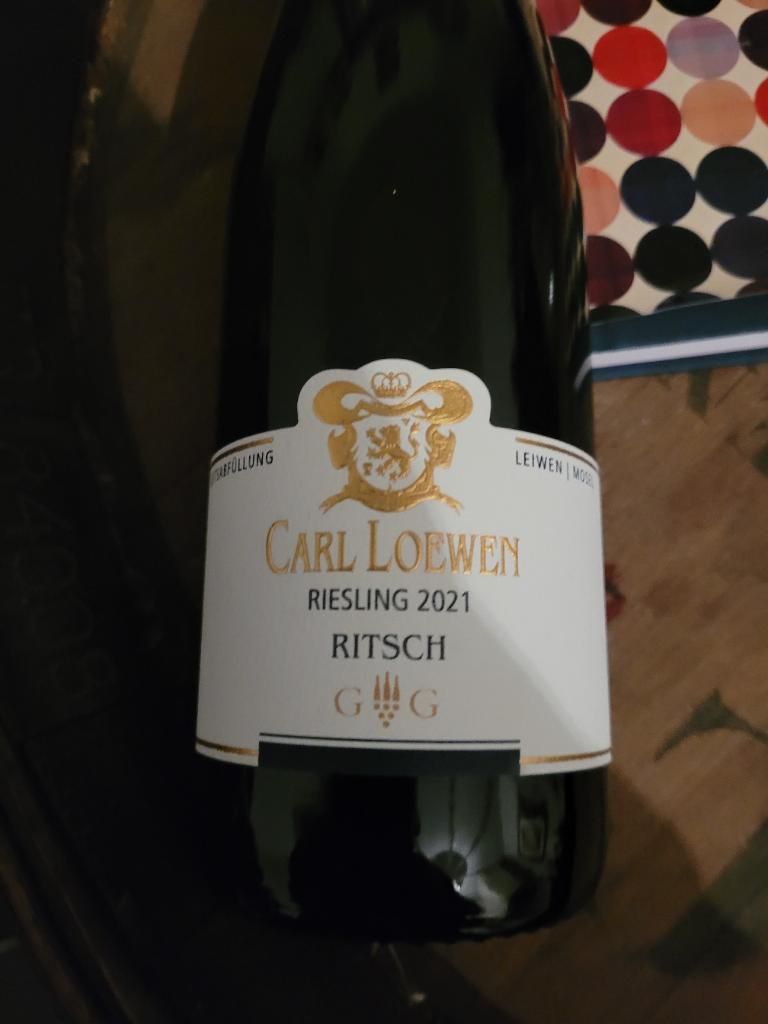 2021 Carl Loewen Thörnicher Ritsch Riesling Großes Gewächs, Germany ...