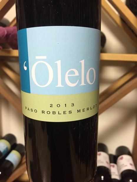 2014 olelo Merlot, USA, California, Central Coast, Paso Robles ...