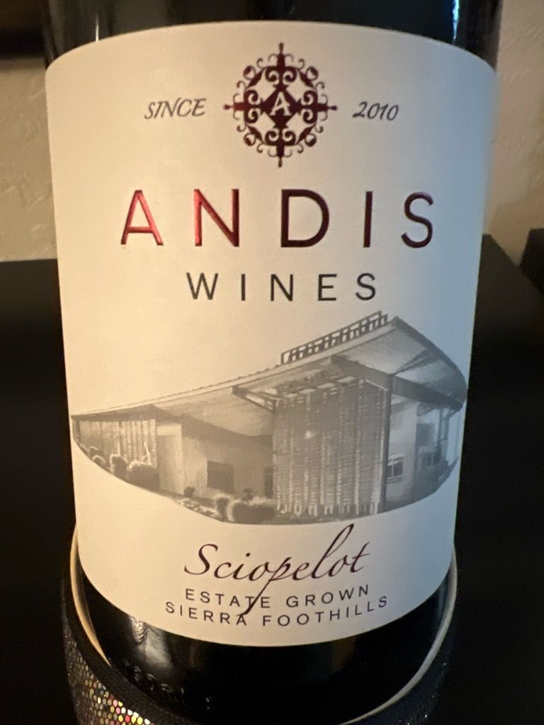 2022 Andis Wines Barbera d'Amador, USA, California, Sierra Foothills ...
