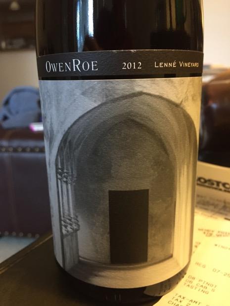 2013 Owen Roe Pinot Noir Lenne Vineyard, USA, Oregon, Willamette Valley ...