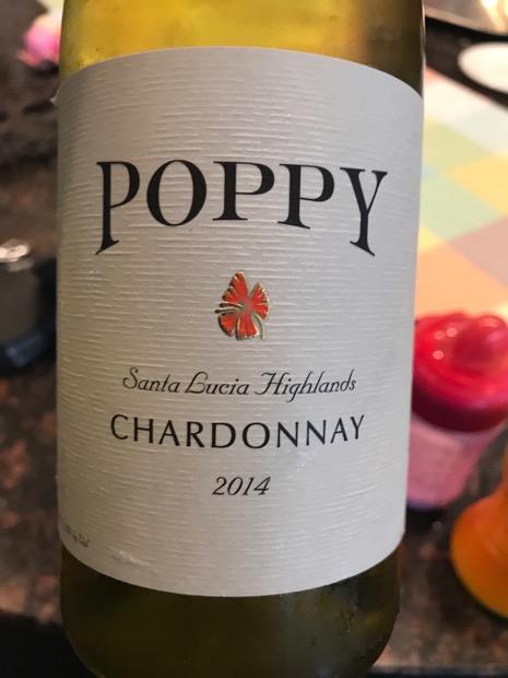 2014 Poppy Chardonnay, USA, California - CellarTracker