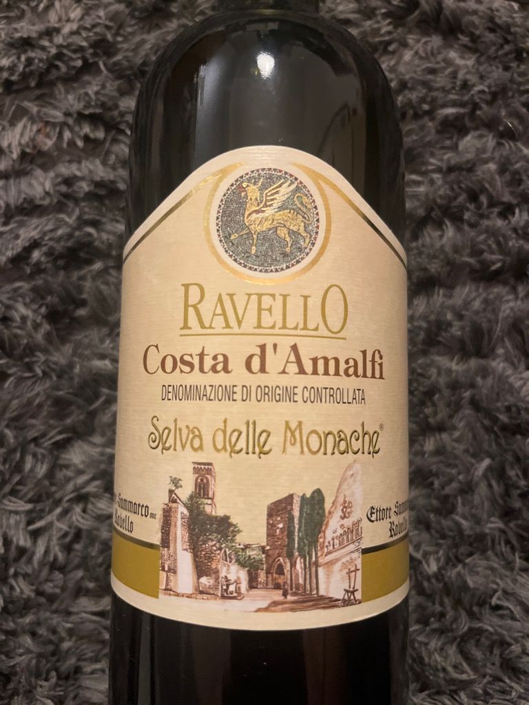 2022 Ettore Sammarco Costa d'Amalfi Ravello Selva delle Monache Bianco ...