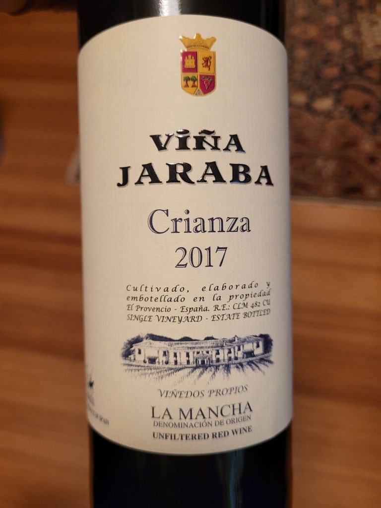 2017 Pago de La Jaraba Viña Jaraba Crianza, Spain, Castilla-La Mancha ...