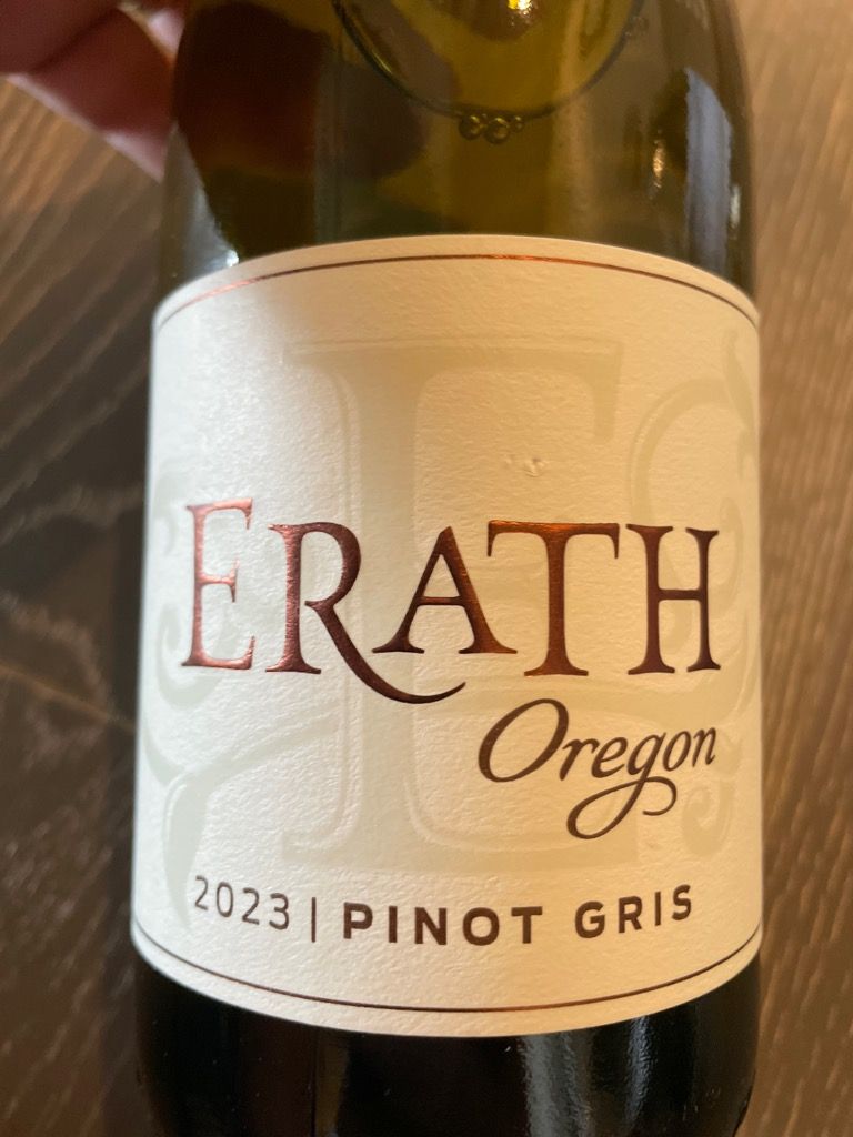 2023 Erath Pinot Gris, USA, Oregon - CellarTracker