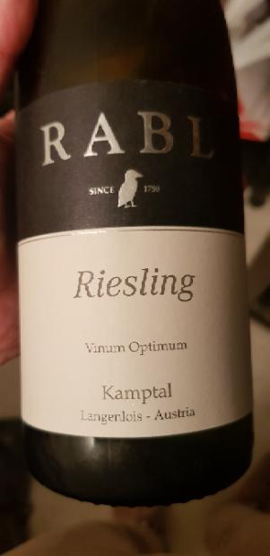 2017 Rabl Riesling, Austria, Niederösterreich, Kamptal - CellarTracker