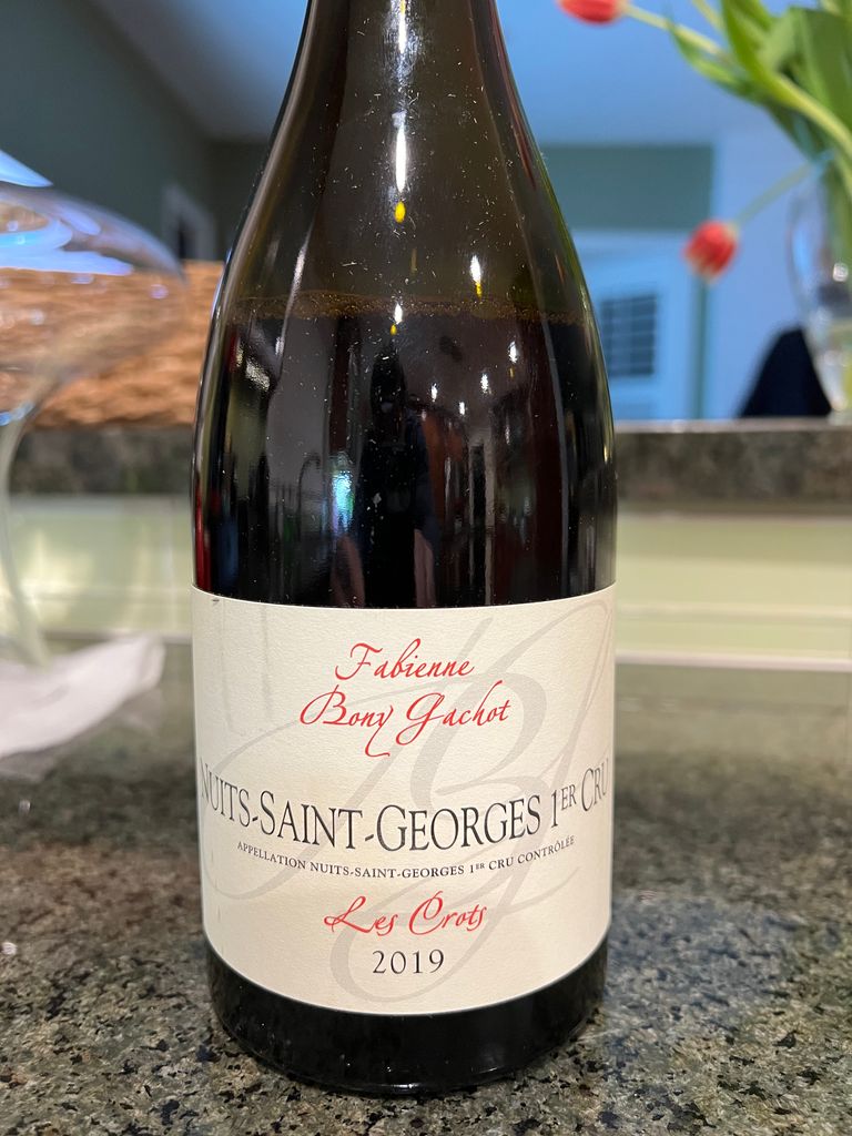 2020 Domaine Bony Gachot Nuits St. Georges 1er Cru Les Crots, France ...
