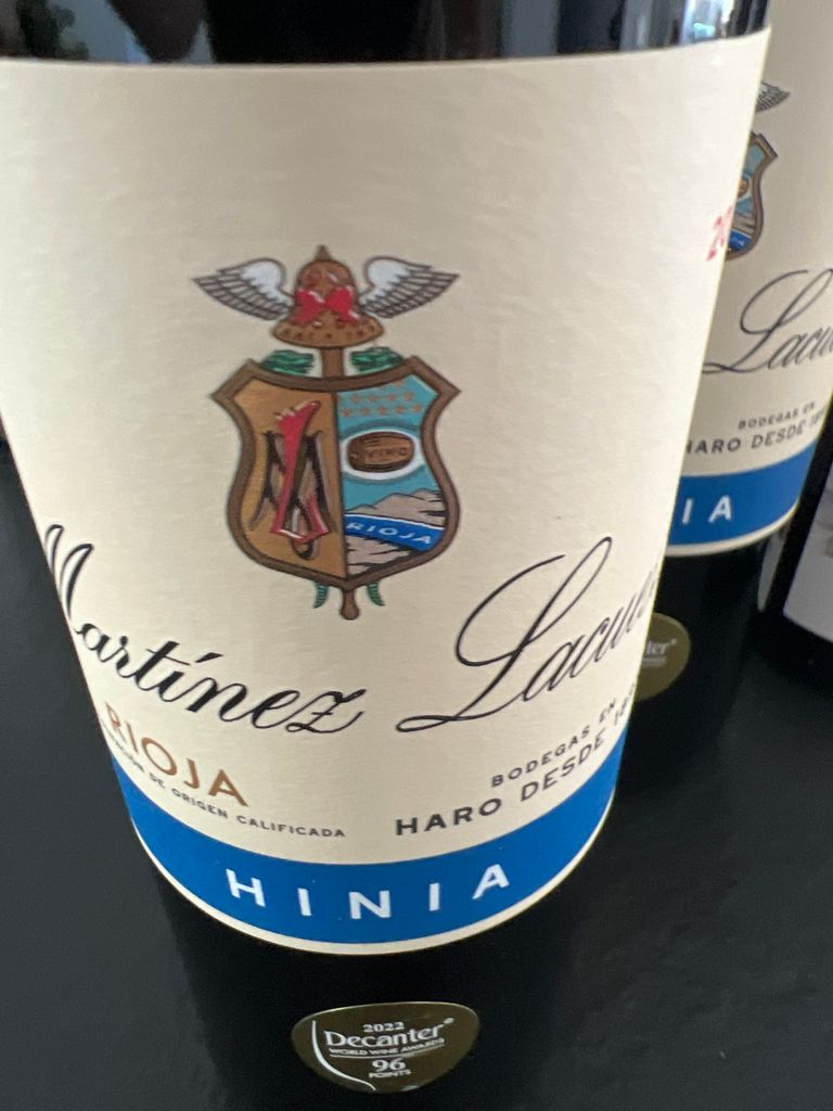 2012 Martinez Lacuesta Rioja Hinia, Spain, La Rioja, Rioja - CellarTracker