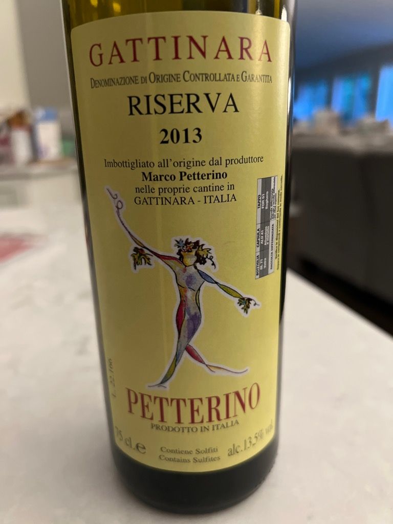 2013 Petterino Gattinara Riserva, Italy, Piedmont, Northern Piedmont, Gattinara - CellarTracker