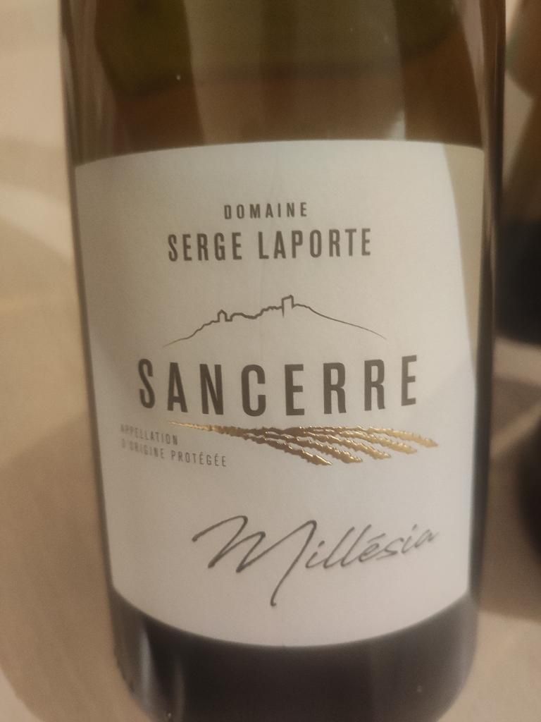 2021 Domaine Serge Laporte Sancerre Millesia, France, Loire Valley ...