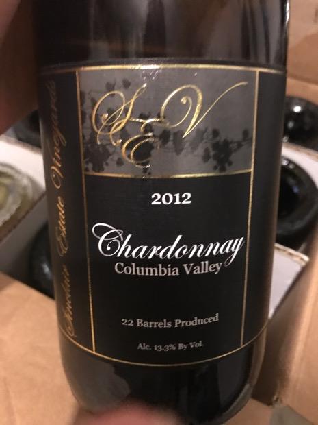 2012 Sinclair Estate Vineyards Chardonnay, USA, Washington, Columbia ...