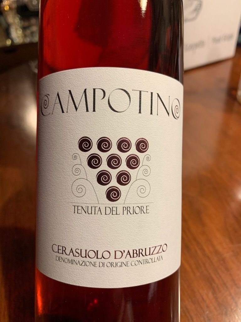 2018 Tenuta del Priore Cerasuolo d'Abruzzo Campotino, Italy, Abruzzi ...