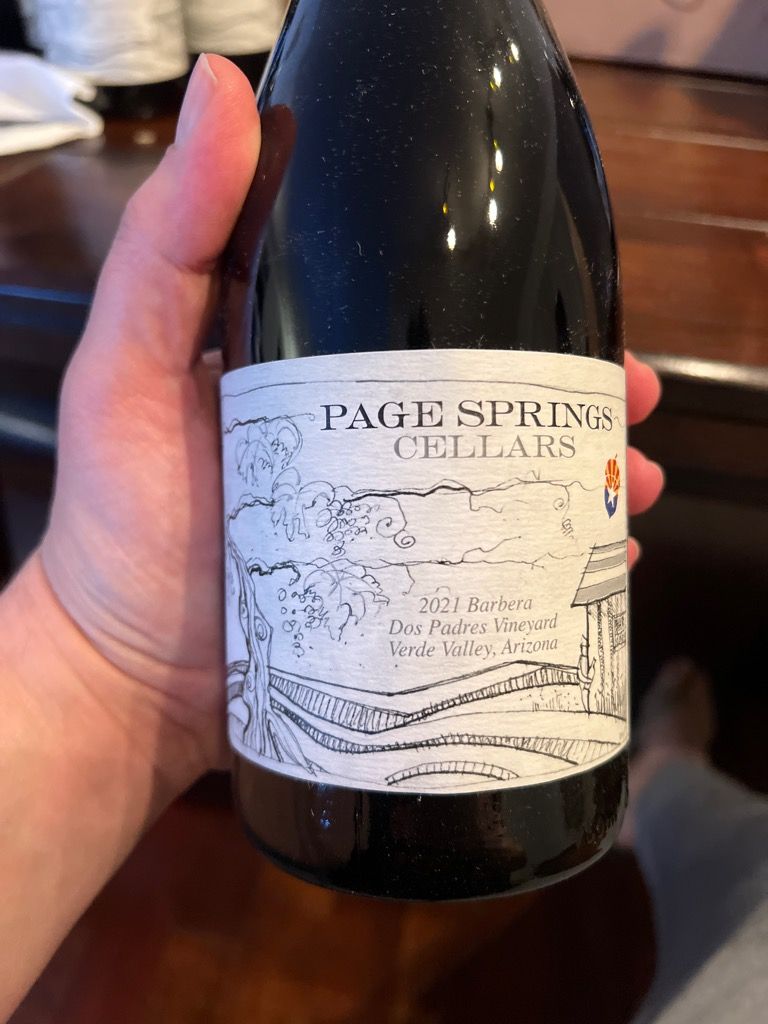 2022 Page Springs Cellars Barbera Dos Padres Vineyard, USA, Arizona ...