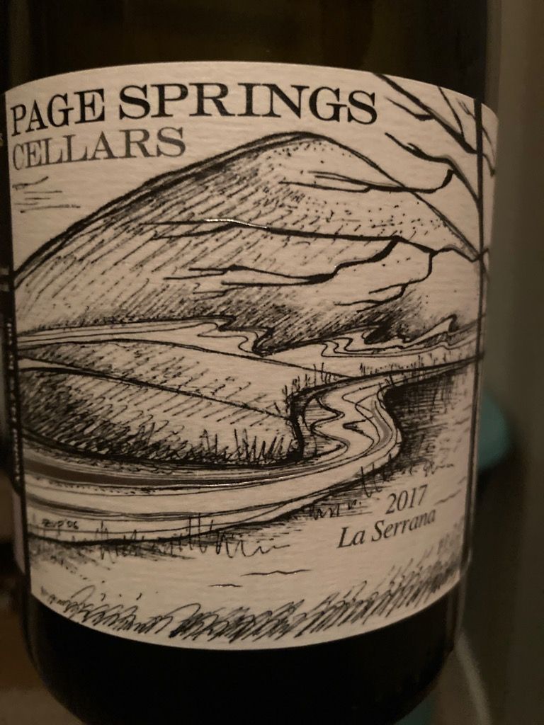 2017 Page Springs Cellars La Serrana, USA, Arizona - CellarTracker