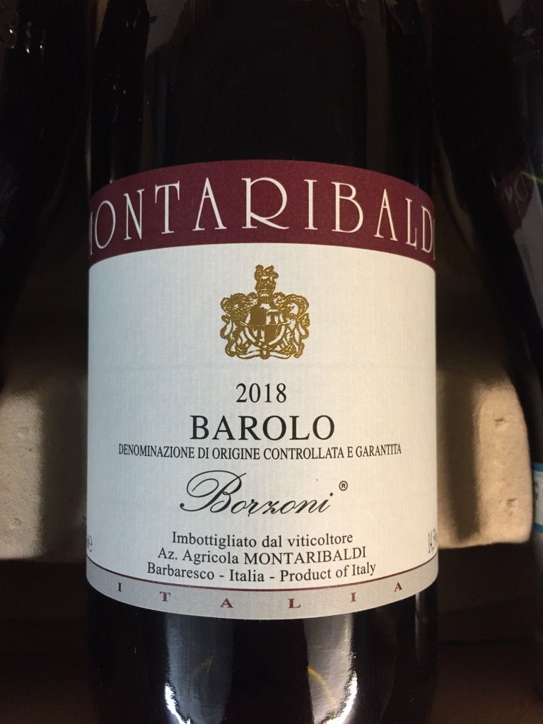 2018 Montaribaldi Barolo Borzoni, Italy, Piedmont, Langhe, Barolo ...