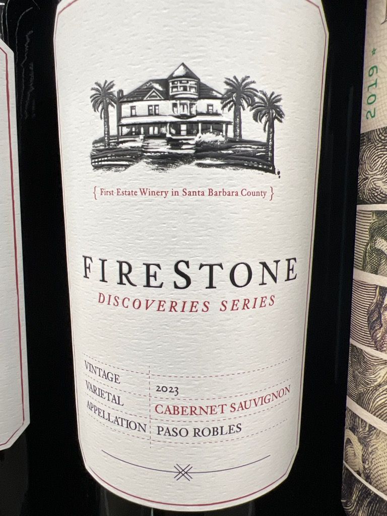 2022 Firestone Vineyard Cabernet Sauvignon Paso Robles, USA, California ...