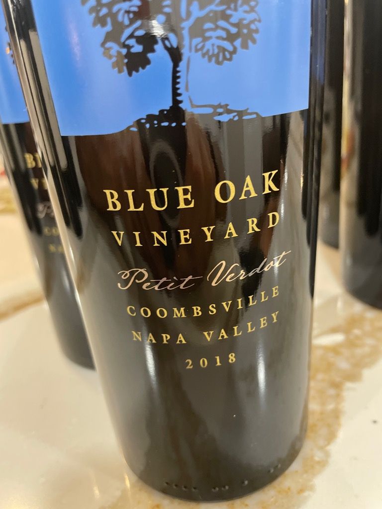 2019 Blue Oak Estate Vineyards Petit Verdot, USA, California, Napa ...