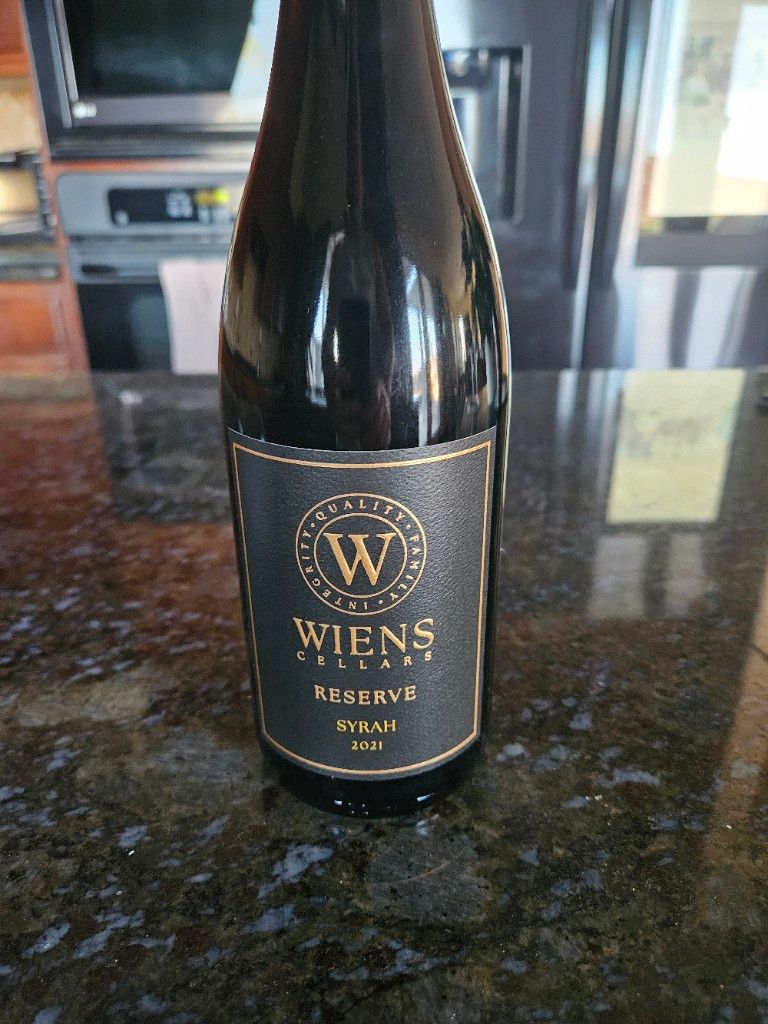2021 Wiens Family Cellars Syrah Reserve Temecula Valley, USA ...