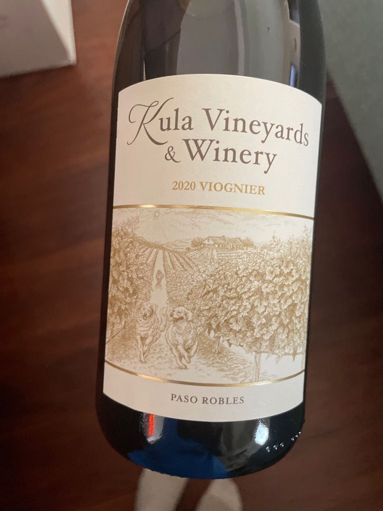 2021 Kula Vineyards & Winery Viognier, USA, California, Central Coast ...