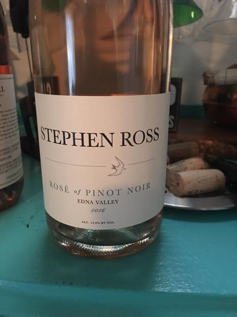 2017 Stephen Ross Pinot Noir Rosé, USA, California, Central Coast, Edna ...