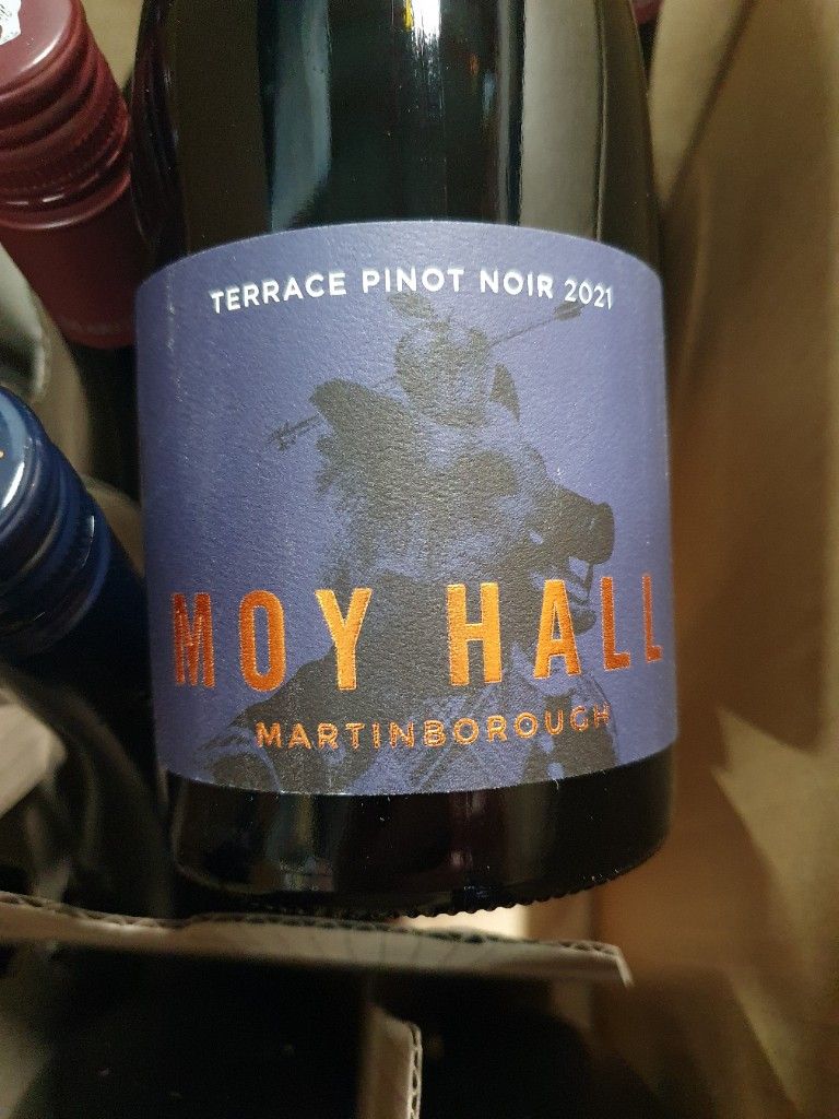 2021 Moy Hall Pinot Noir, New Zealand, North Island, Wairarapa ...