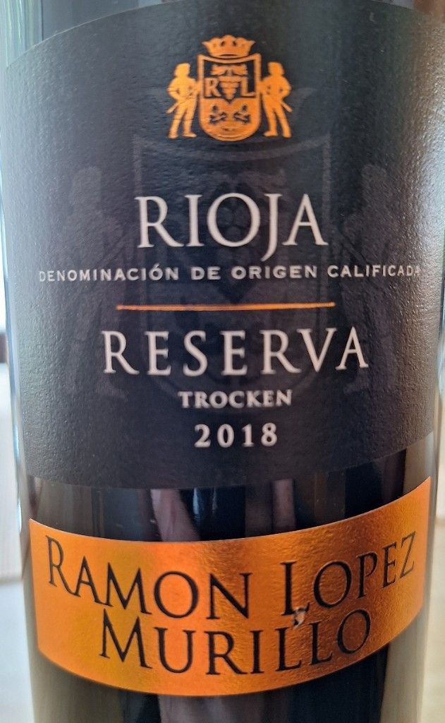 2018 Criadores de Rioja Rioja Ramon Lopez Murillo - Reserva, Spain, La ...