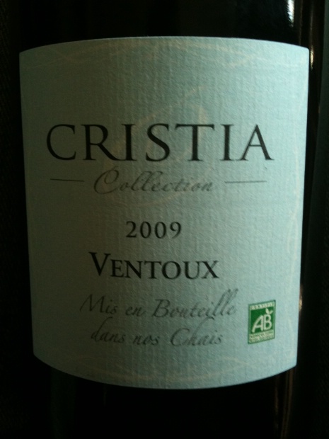 2010 Domaine de Cristia Ventoux (Cristia Collection), France, Rhône ...