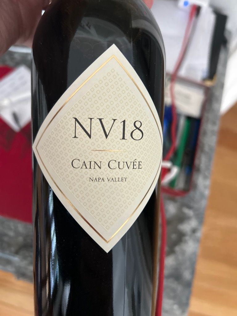 2018 Cain Vineyard & Winery Cain Cuvée NV18, USA, California, Napa Valley - CellarTracker