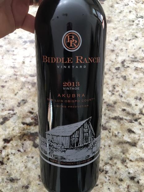 2013 Biddle Ranch Vineyard Akubra, USA, California, Central Coast, Edna ...