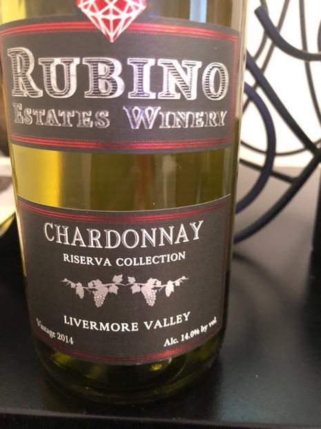 2011 Rubino Estates Winery Chardonnay Harvest Collection, USA ...
