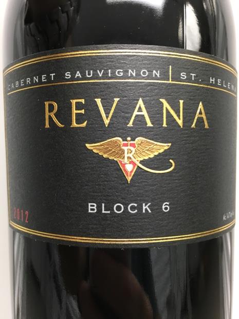 2012 Revana Cabernet Sauvignon Block 6, USA, California, Napa Valley ...