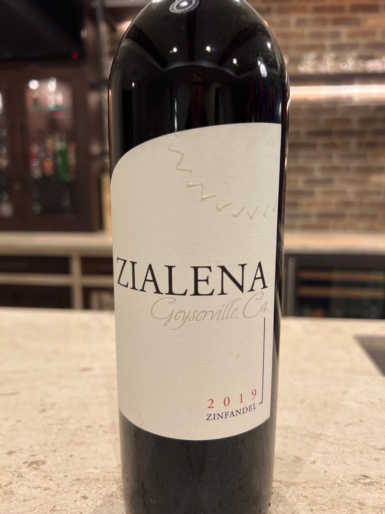 2019 Zialena Zinfandel, USA, California, Sonoma County - CellarTracker