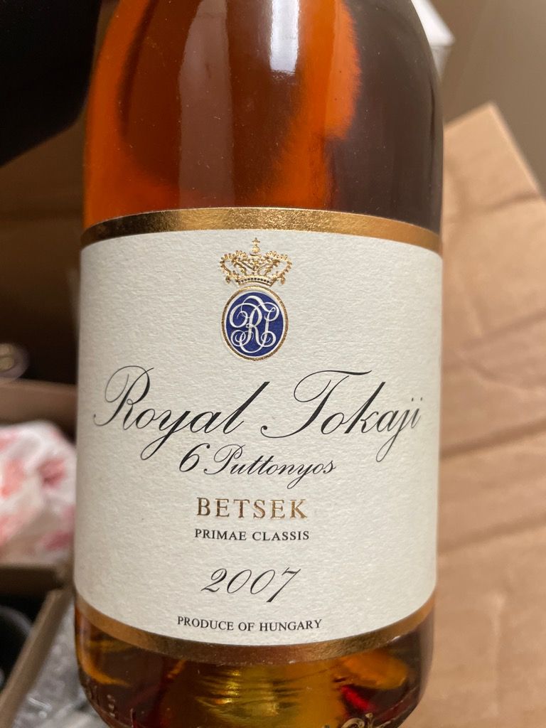 2016 Royal Tokaji Wine Co. Tokaji Aszú 5 Puttonyos Betsek, Hungary ...