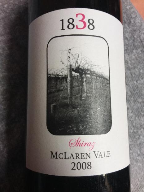 2008 1838 Shiraz, Australia, South Australia, Fleurieu, McLaren Vale ...