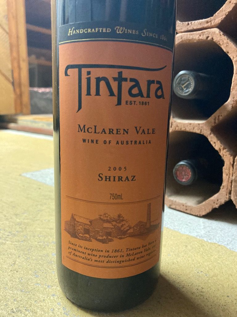 2005 Tintara Shiraz, Australia, South Australia, Fleurieu, McLaren Vale ...