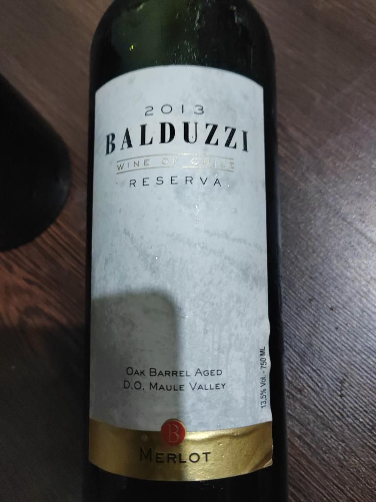 2013 Balduzzi Merlot Reserva, Chile, Maule Valley - CellarTracker