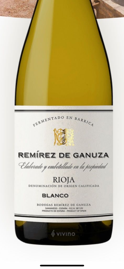 2020 Fernando Remírez de Ganuza Rioja Blanco, Spain, La Rioja, Rioja ...