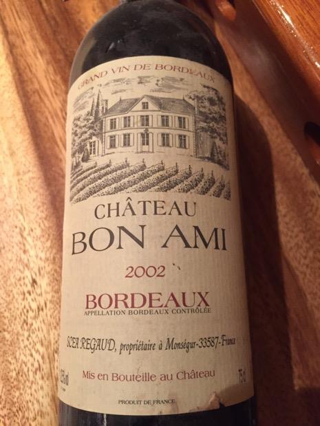 2002 Château de Bon Ami, France, Bordeaux - CellarTracker