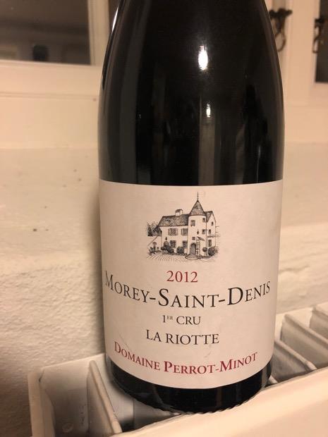 2012 Domaine Perrot-Minot Morey St. Denis 1er Cru La Riotte, France ...