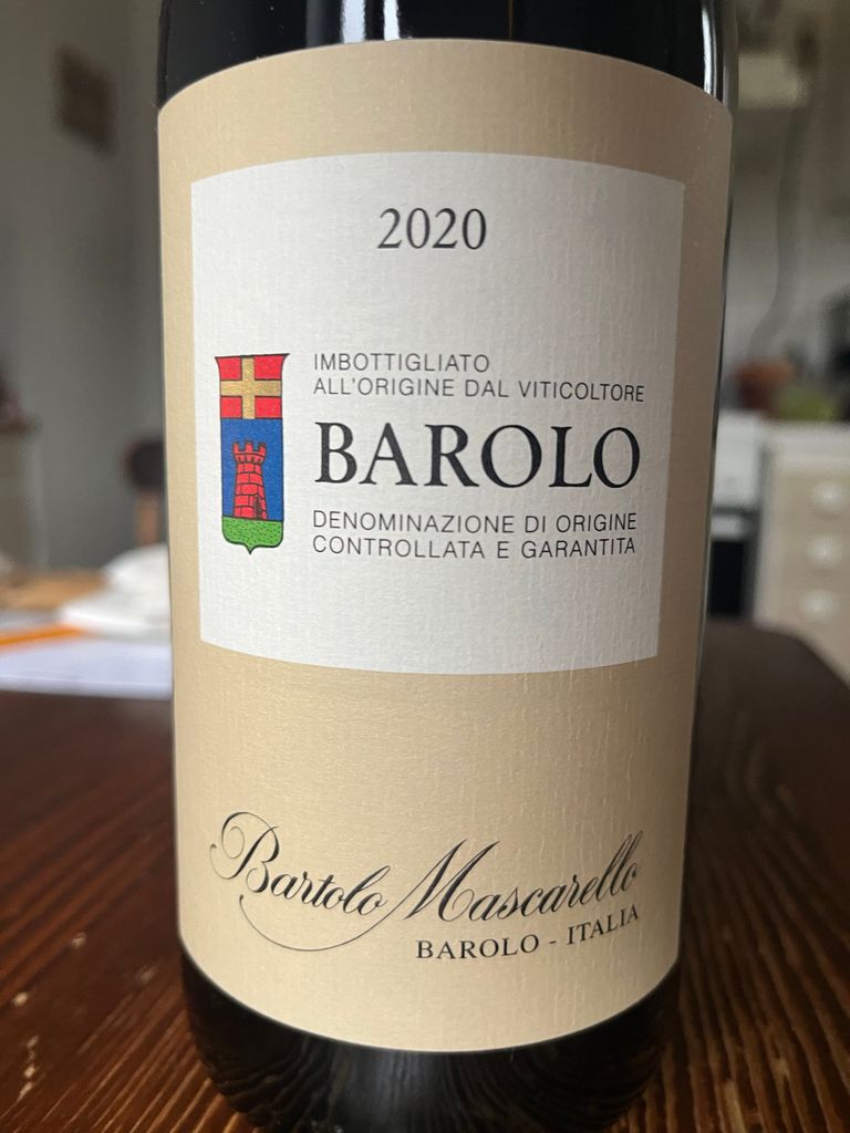 2020 Bartolo Mascarello Barolo, Italy, Piedmont, Langhe, Barolo ...