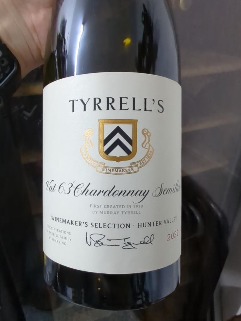 2022 Tyrrell's Vat 63, Australia, New South Wales, Hunter Valley ...