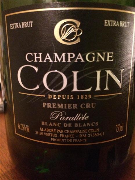 NV Colin Champagne Premier Cru Parallèle Blanc de Blancs Extra Brut ...