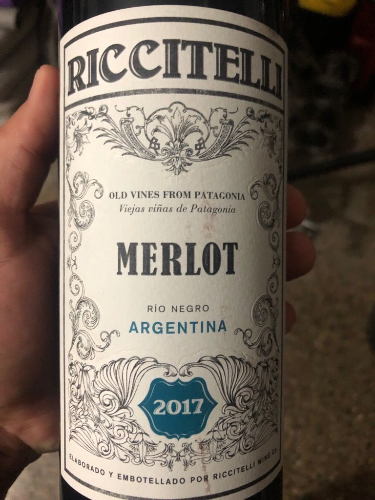 2019 Matias Riccitelli Merlot Old Vines from Patagonia, Argentina ...
