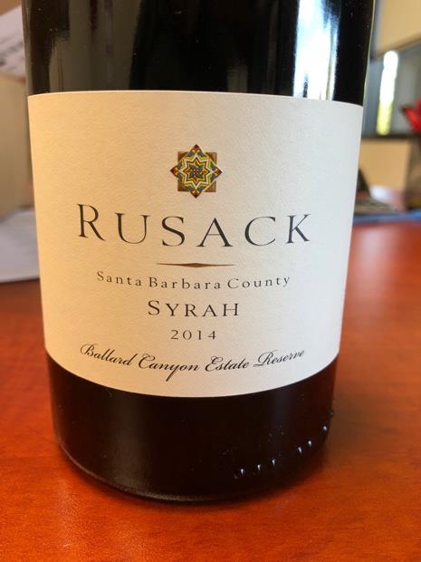 2014 Rusack Syrah Reserve Ballard Canyon Estate, USA, California ...