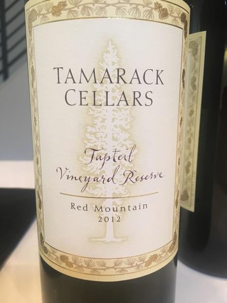 2012 Tamarack Cellars Reserve Tapteil Vineyard, USA, Washington ...