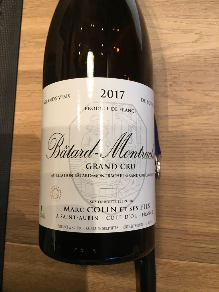 2014 Marc Colin et Fils Bâtard-Montrachet, France, Burgundy, Côte de ...