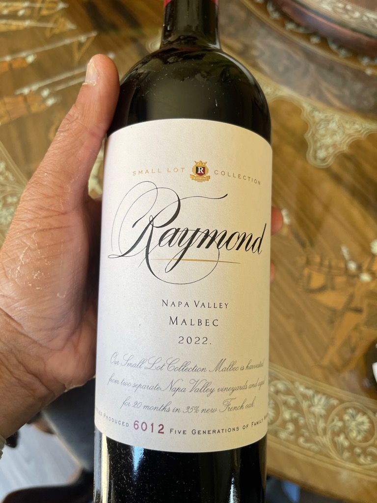 2022 Raymond Malbec Small Lot Collection, USA, California, Napa Valley ...
