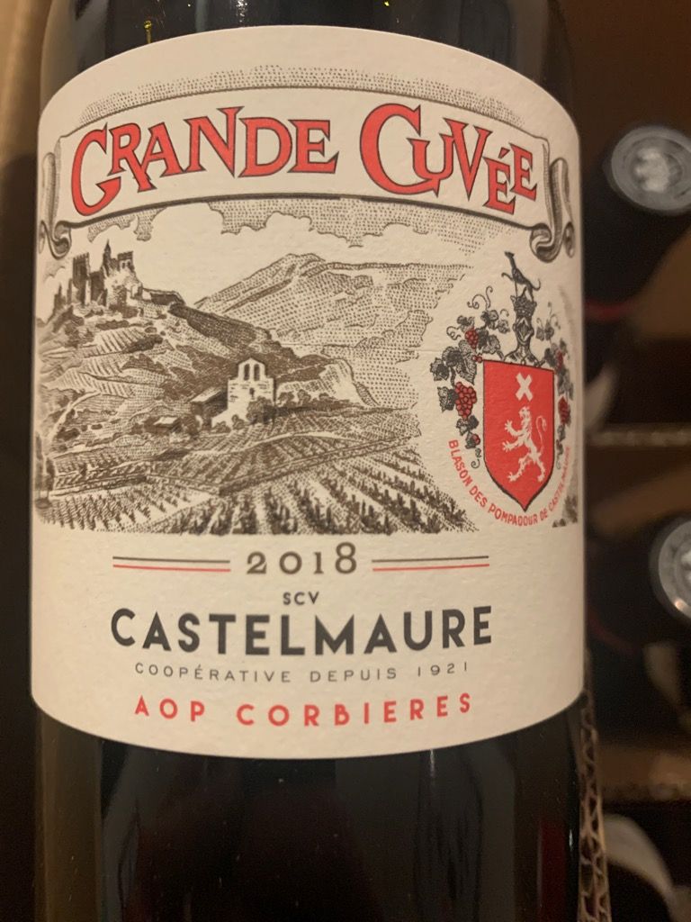 2020 Société Cooperative Castelmaure Corbières Grande Cuvée, France ...