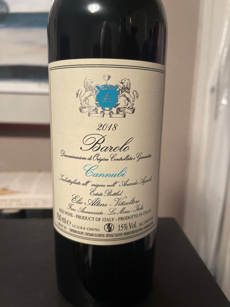 2019 Elio Altare Barolo Cannubi, Italy, Piedmont, Langhe, Barolo ...