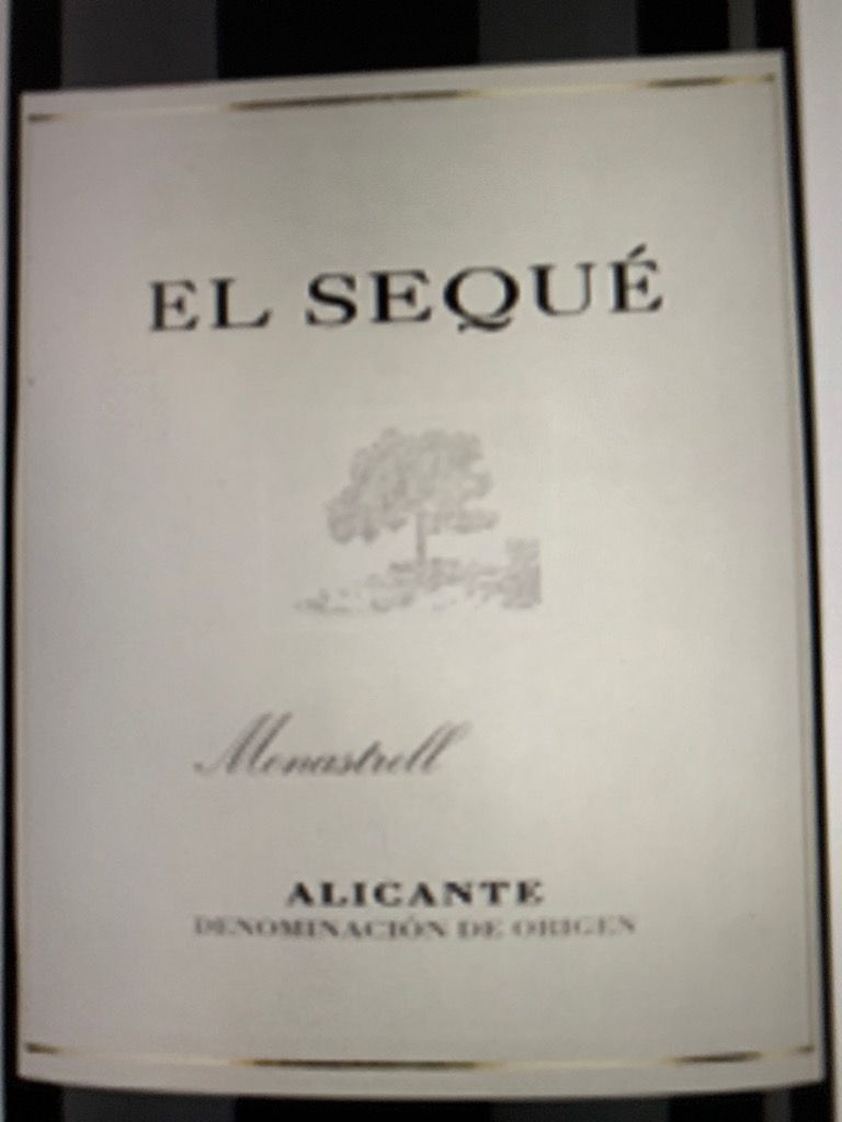 2018 El Sequé Alicante Dulce, Spain, Valencia, Alicante - CellarTracker