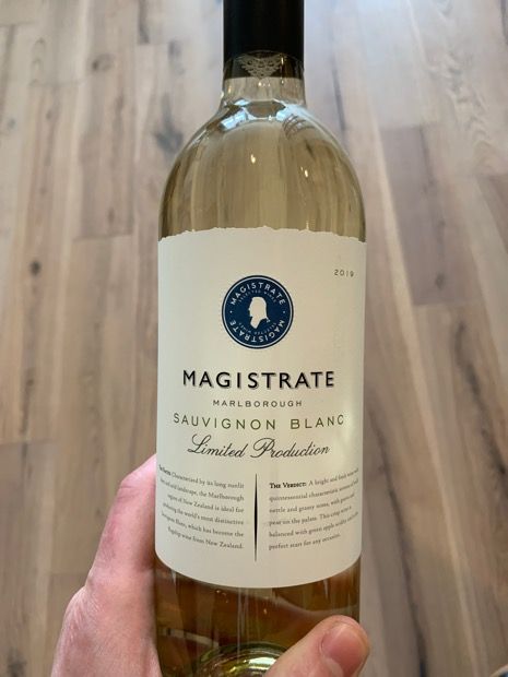2020 Magistrate Sauvignon Blanc, New Zealand, South Island, Marlborough ...